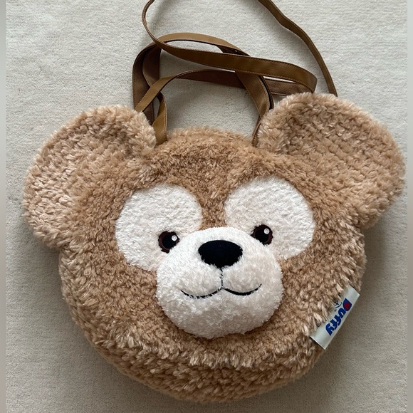 Disney | Bags | Disney Tokyo Duffy The Disney Bear Plush Backpack ...